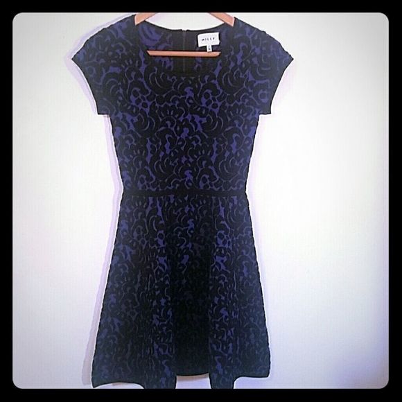 Milly | Dresses | Milly Fit Flare Dress | Poshmark
